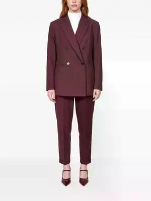 Antonelli Firenze Rosalba Cigarette Elasticated-waistband Turn-up Trousers