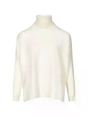 GOTHA Margareth Roll-neck Ribbed-sleeve Sweater