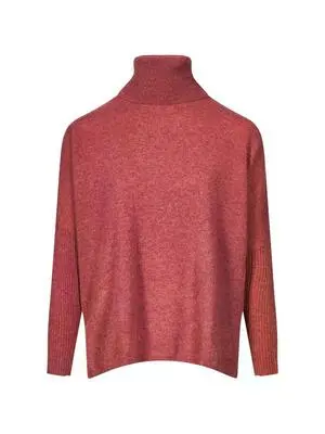 GOTHA Margareth Roll-neck Ribbed-sleeve Sweater