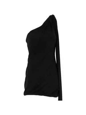 ELEH One-shoulder Draped Top