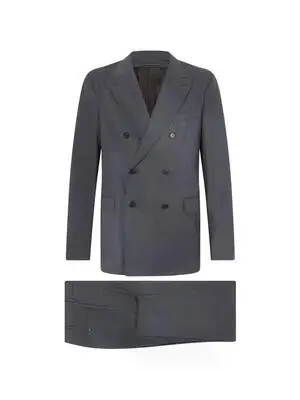 SLOWEAR Double-breasted Suit - Grey