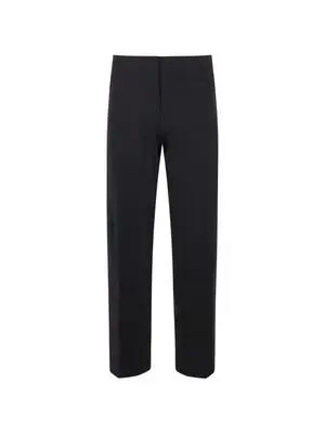 Veilance Pressed-crease Straight-leg Trousers - Black