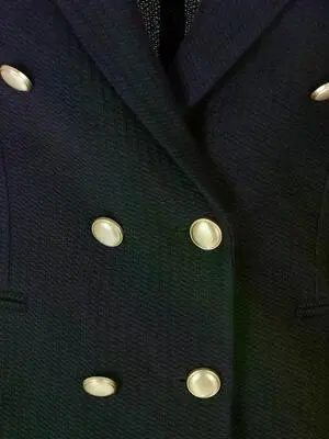 CIRCOLO 1901 Double-breasted Textured-finish Blazer