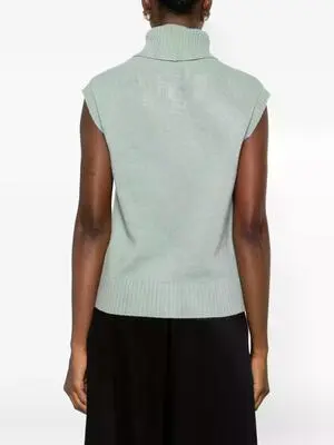 NIU Roll-neck Sleeveless Sweater