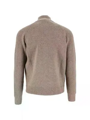 L.B.M. 1911 Ribbed-knit Zip-up Sweater