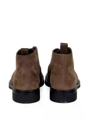 FRANCO FEDELE Lace-up Suede Boots