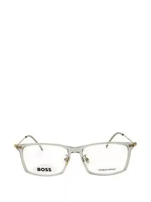 BOSS Rectangle-frame Glasses - Grey