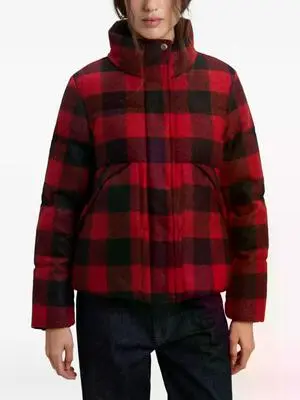 Woolrich Check Virgin-wool Puffer Jacket