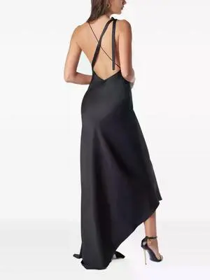 IL VOLO Asymmetric Bow-detail Maxi Dress