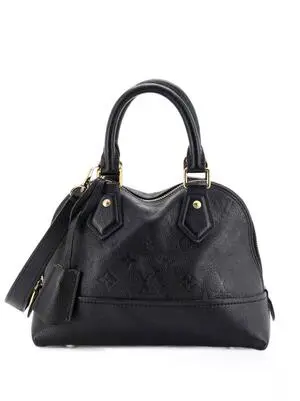 LOUIS VUITTON Neo Alma Handbag Monogram Empreinte Leather Bb Satchel - Black