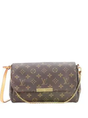 LOUIS VUITTON Favorite Handbag Monogram Canvas Mm Crossbody Bag - Brown