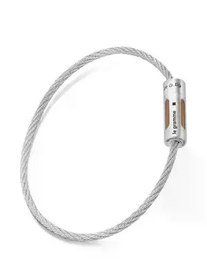 Le Gramme Punched Cable Bracelet