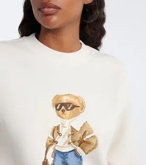 Polo Ralph Lauren Polo Bear Cotton-blend Fleece Sweatshirt - White
