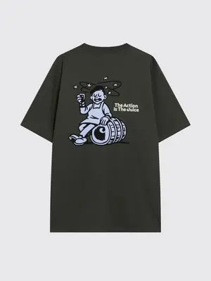 Carhartt Work In Progress Organic Cotton T-shirt With Graphic Print And Contrast Logo
