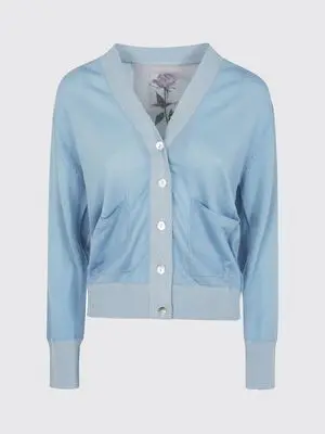 IN BED WITH YOU Wool And Lurex V-neck Cardigan With Dropped Shoulders - Fa01