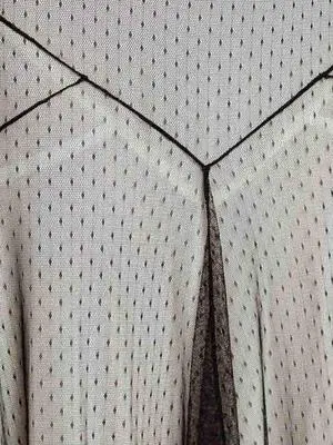 TWINSET Houndstooth Tulle Full Long Skirt