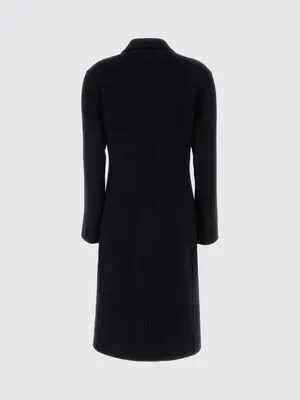 JIL SANDER Single-breasted Long Coat In Cashmere And Silk