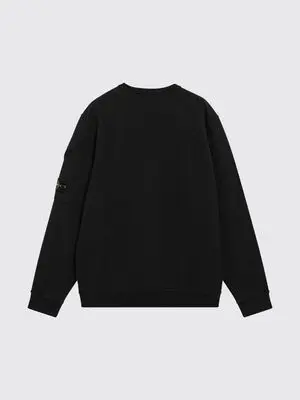 Stone Island Graphic Print Cotton Hoodie