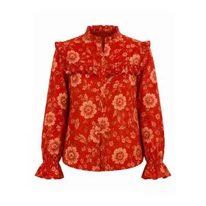 RAISHMA Esme Shirt - Red