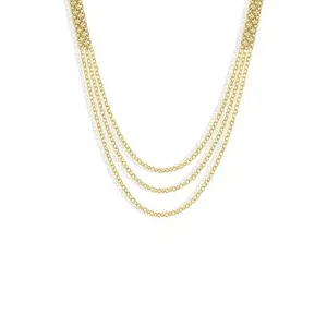 Argento Vivo Layered Chain Necklace - Gold