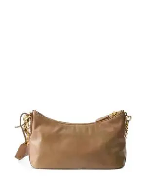 Prada Leather Shoulder Bag - Neutrals