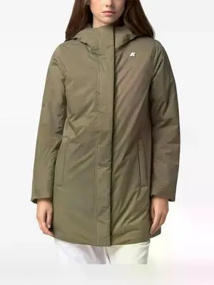K-WAY Sophie Hooded Logo-patch Jacket