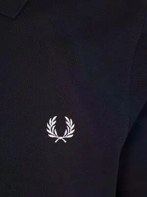 Fred Perry Logo-embroidered Piqué Polo Shirt - Blue