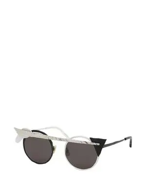 MASAHIRO MARUYAMA Asymmetric Geometric-frame Sunglasses