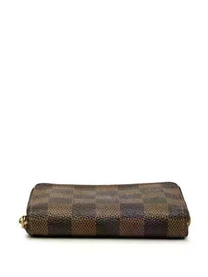 LOUIS VUITTON 2009 Damier Ebene Zippy Purse Coin Pouch