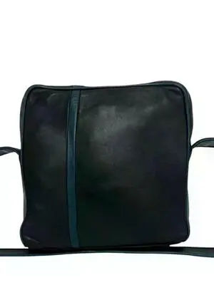 Loewe 1980-1990 Anagram Leather Shoulder Bag