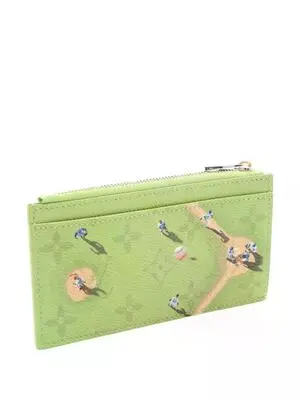 LOUIS VUITTON 2021-2026 Monogram Baseball Card Holder - Green