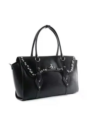 VIVIENNE WESTWOOD Medium Bettina Orb-plaque Studded Tote Bag