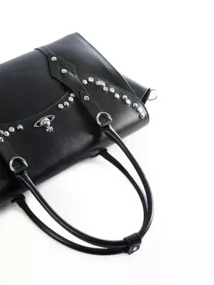 VIVIENNE WESTWOOD Medium Bettina Orb-plaque Studded Tote Bag