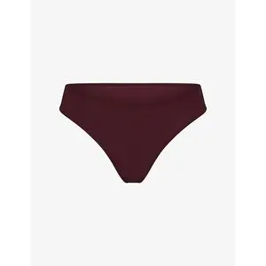 SKIMS Fits Everybody Jersey Thong - Currant