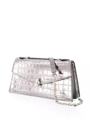 Alexander McQueen Skull Crocodile-effect Cross Body Bag
