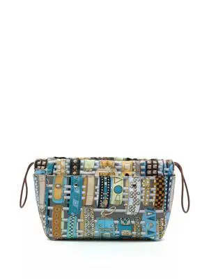 Hermès 2025 Silk Colliers De Chiens Fourbi 25 Pouch