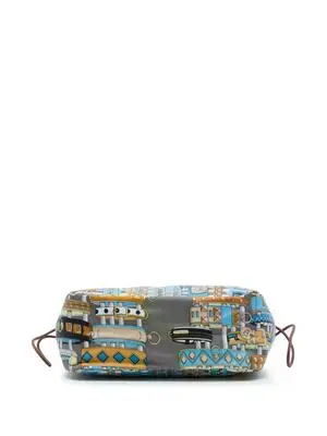 Hermès 2025 Silk Colliers De Chiens Fourbi 25 Pouch