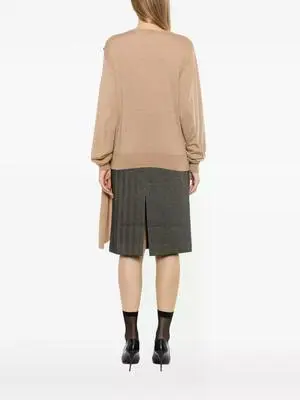 BONBOM Draped Long-sleeve Top