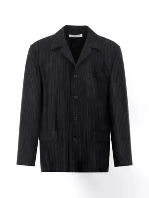 SUNFLOWER Pinstripe-pattern Jacket - Grey