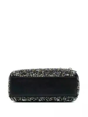 Dior 2014 Mini Satin Sequin Embellished Lady Satchel