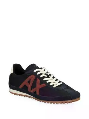 Armani Exchange Logo-patch Panelled Sneakers
