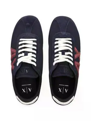 Armani Exchange Logo-patch Panelled Sneakers