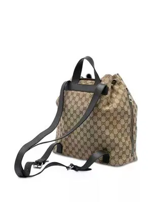 Gucci 2016-2026 Gg Canvas Drawstring Backpack