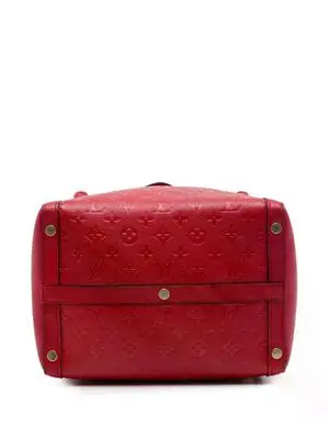 LOUIS VUITTON 2014 Monogram Empreinte Marais Mm Handbag - Red
