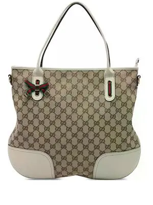 Gucci 2016-2026 Gg Canvas Princy Satchel - Neutrals