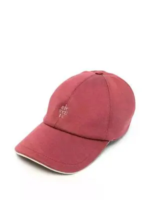 Eleventy Logo-embroidered Touch-strap Baseball Cap - Red