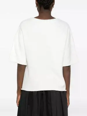 BETTY BARCLAY Short-sleeved Knit T-shirt - Neutrals