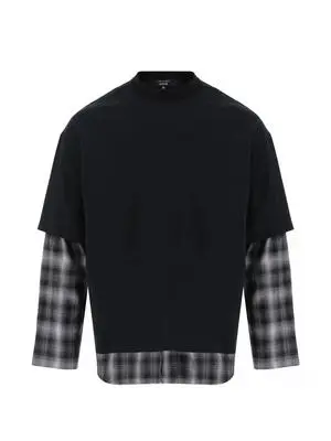 Comme Des Garçons Layered-sleeve T-shirt - Black