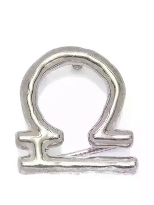 JIL SANDER Zodiac Libra Buckle - Silver