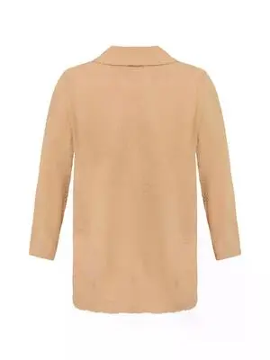 BETTY BARCLAY Bouclé-knit Collarless Sweater